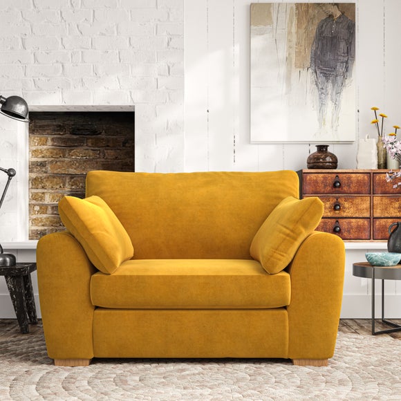 Mustard chair dunelm store
