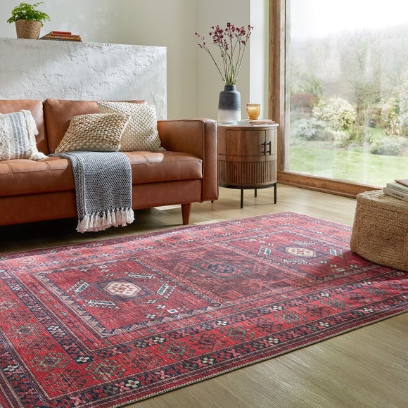Kasra Traditional Washable Rug by Dunelm | ufurnish.com