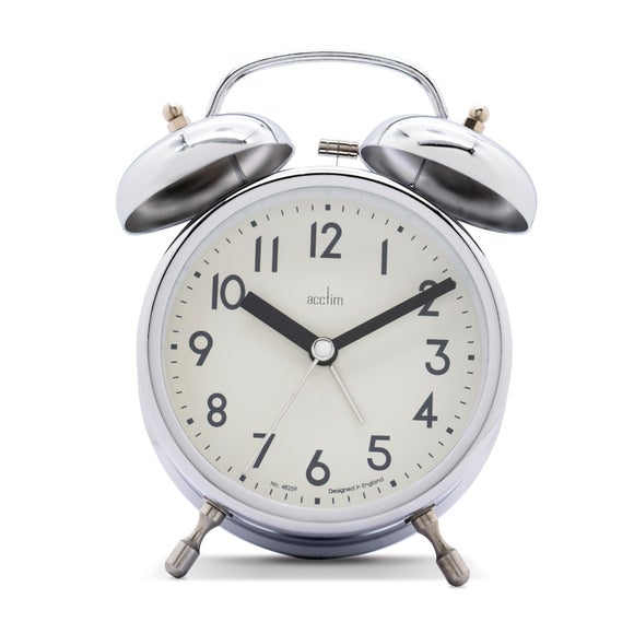 Acctim Hardwick Analogue Alarm Clock by Dunelm | uFurnish.com