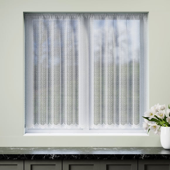 Scallop Slot Top Net Curtain by Dunelm | uFurnish.com