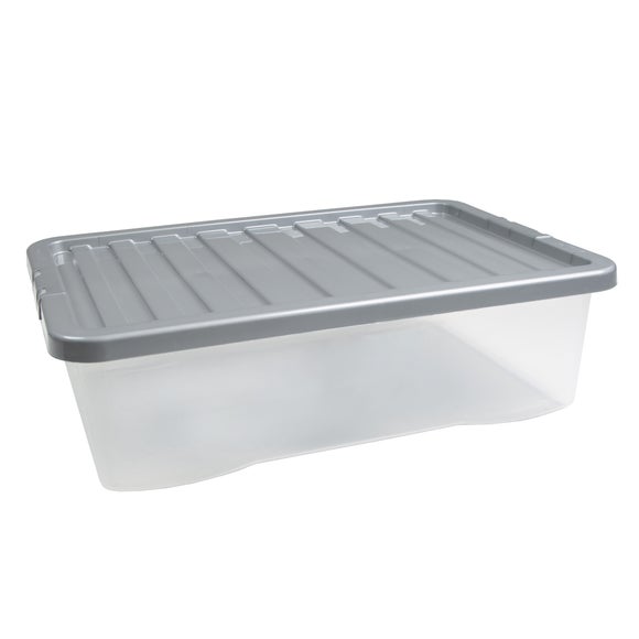 Wham Plastic Underbed Storage Box with Lid by Dunelm | ufurnish.com