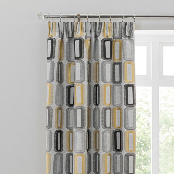 Elements Dahl Pencil Pleat Curtains by Dunelm | ufurnish.com