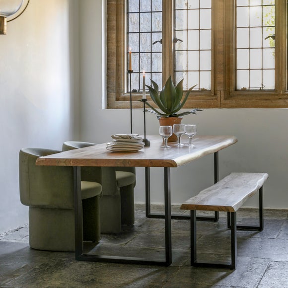 Chriton 8 Seater Dining Table by Dunelm | uFurnish.com