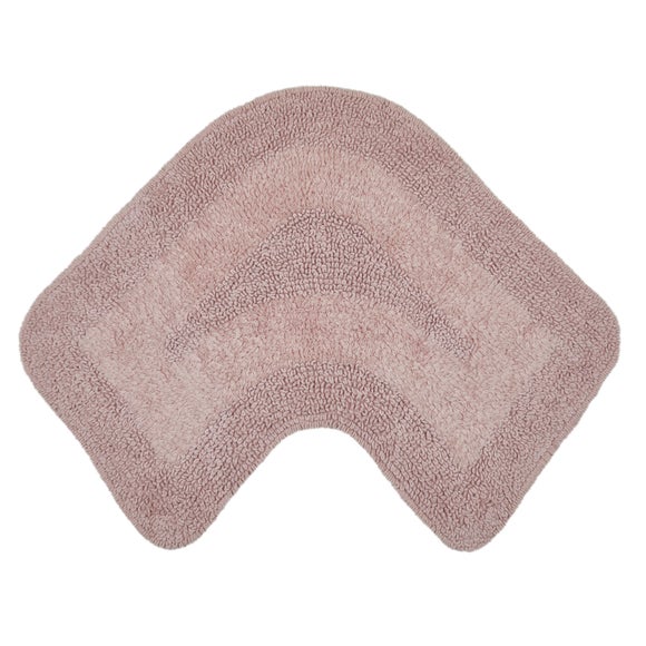 Super Soft Reversible L-Shaped Bath Mat by Dunelm | ufurnish.com
