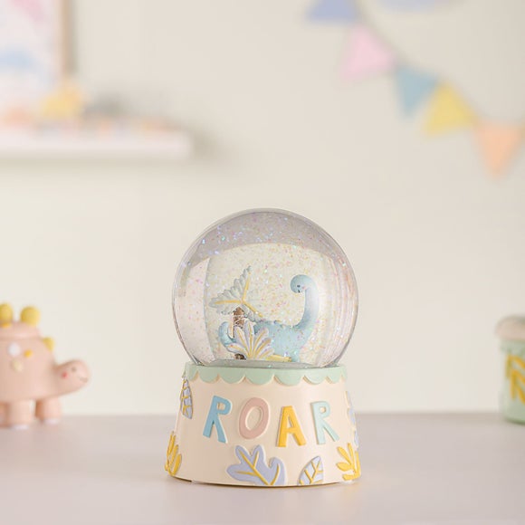 Petit Cheri Dinosaur Roar Snow Globe by Dunelm | ufurnish.com