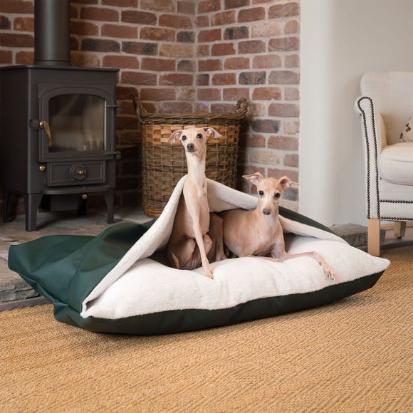 Lords and Labradors Rhino Leather Sleepy Burrow Dog Bed by Dunelm ...