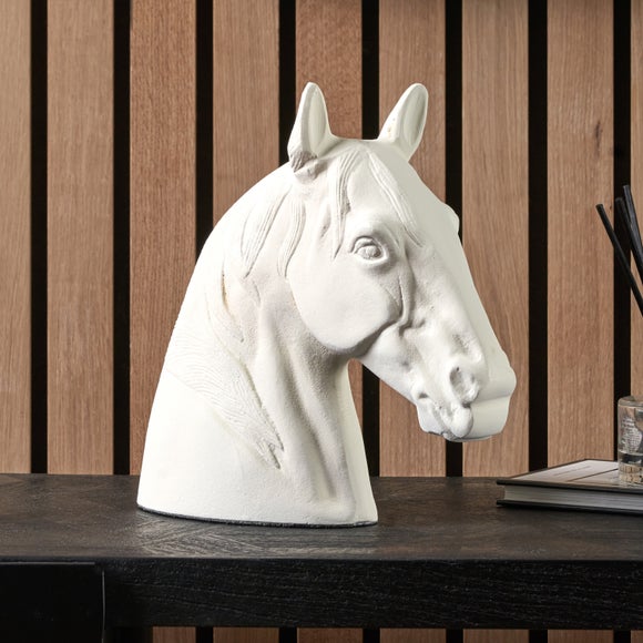 Matt Horse Head Ornament by Dunelm | ufurnish.com