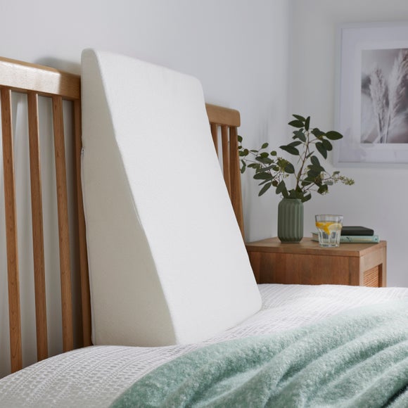 Memory Foam Back Sleeper Large Wedge Back Pillow by Dunelm | ufurnish.com