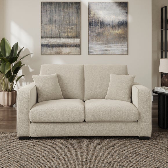 Carson Tonal Boucle 2 Seater Sofa by Dunelm | ufurnish.com