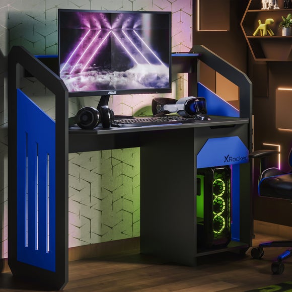 X Rocker Battalion Gaming Desk by Dunelm | ufurnish.com