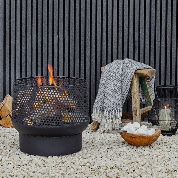 Buttermere Basket Outdoor Fire Pit by Dunelm | ufurnish.com