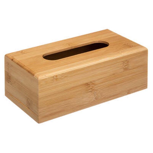 Bamboo Tissue Box Cover by Dunelm | ufurnish.com