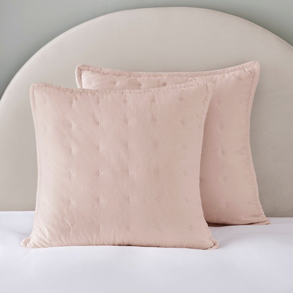 Dorma Adeena Pink Continental Pillowcase by Dunelm | ufurnish.com