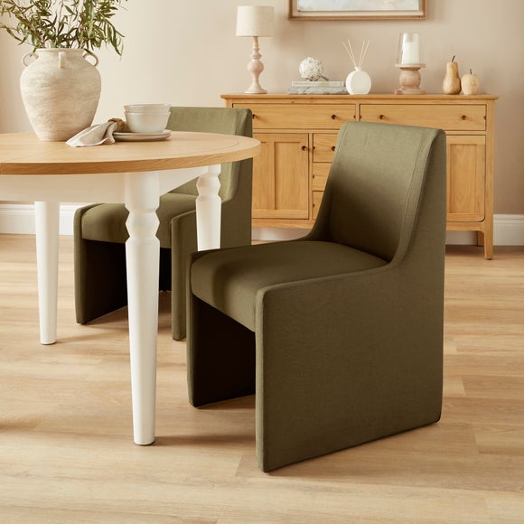 Rosalyn Dining Chair, Fabric by Dunelm | ufurnish.com