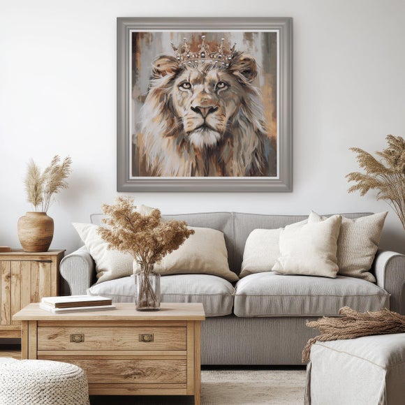 Cedar & Sage The King Framed Canvas by Dunelm | ufurnish.com