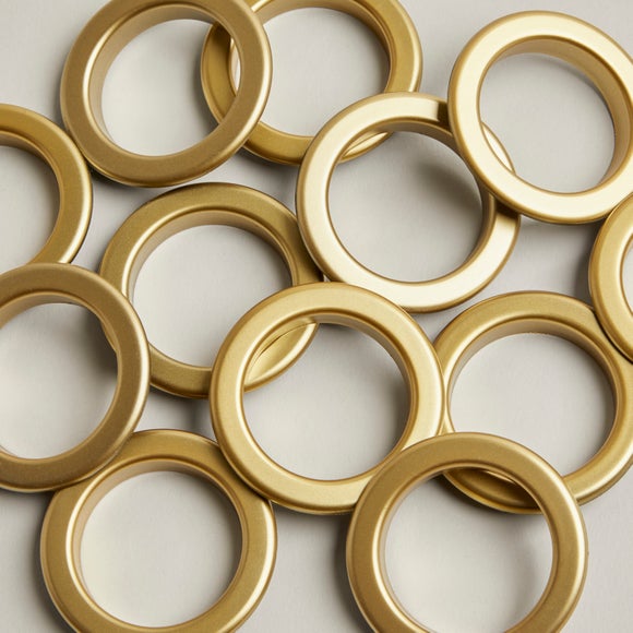 Pack of 12 Eyelet Rings by Dunelm | ufurnish.com