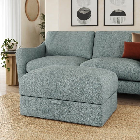 Hattie Cosy Weave Storage Footstool by Dunelm | ufurnish.com