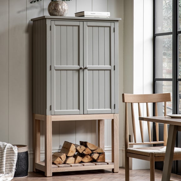 Elda 2 Door Display Cabinet by Dunelm | ufurnish.com