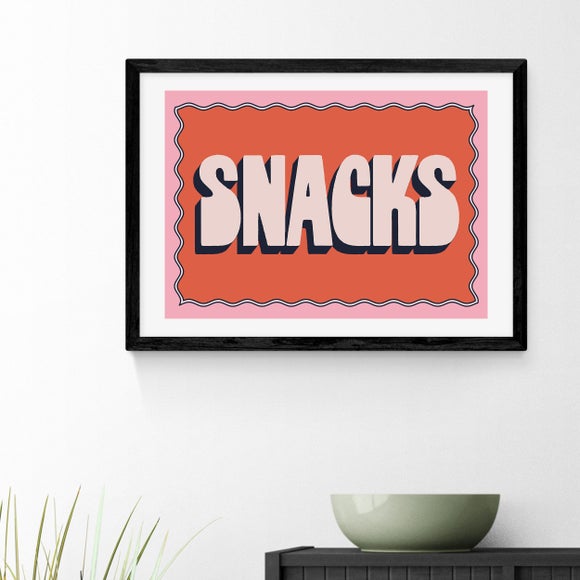 East End Prints Snacks Print by Dunelm | ufurnish.com