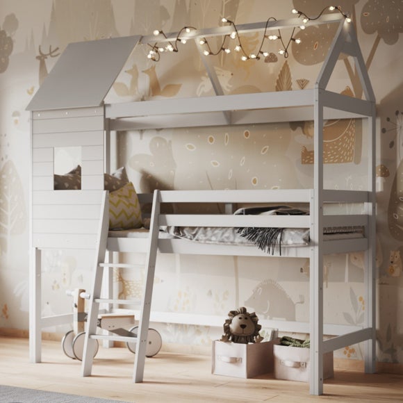 Hideaway Treehouse Midsleeper Bed Frame by Dunelm | ufurnish.com