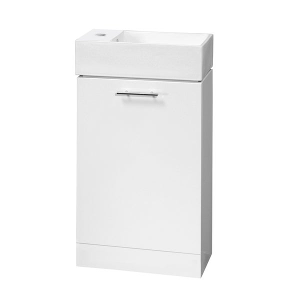 Mayford 1 Door Compact Vanity Unit with Basin by Dunelm | ufurnish.com
