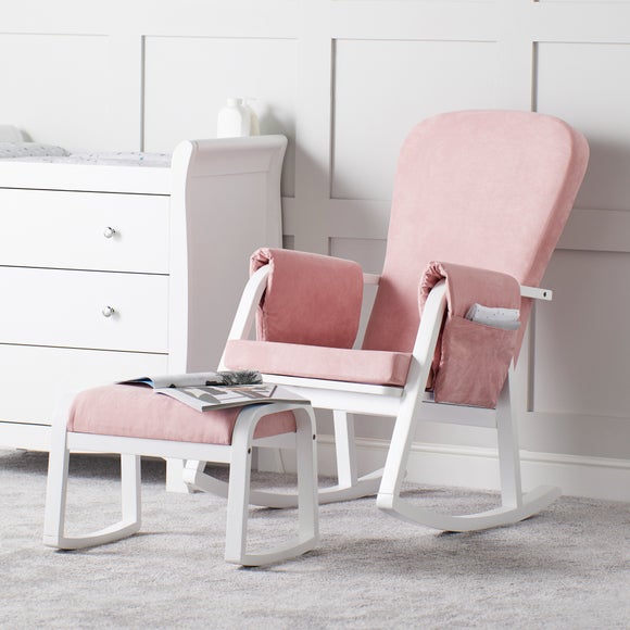 Ickle Bubba Dursley Rocking Chair & Stool by Dunelm | ufurnish.com