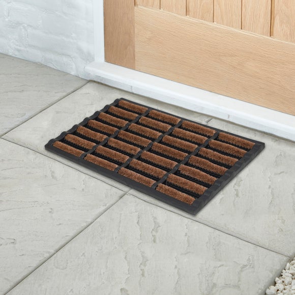 Coir Boot Scraper Doormat by Dunelm | ufurnish.com