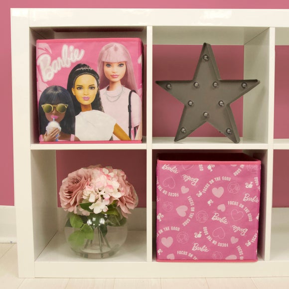 Barbie Pack of 2 Storage Cubes by Dunelm | ufurnish.com