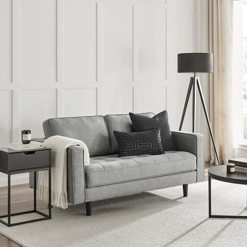 DUSK Sloane 2 Seater Sofa - Pebble Grey by Dusk | ufurnish.com