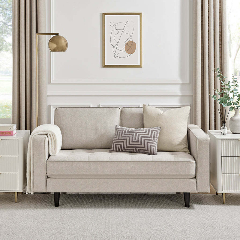 DUSK Sloane 2 Seater Sofa - Stone Grey by Dusk | ufurnish.com