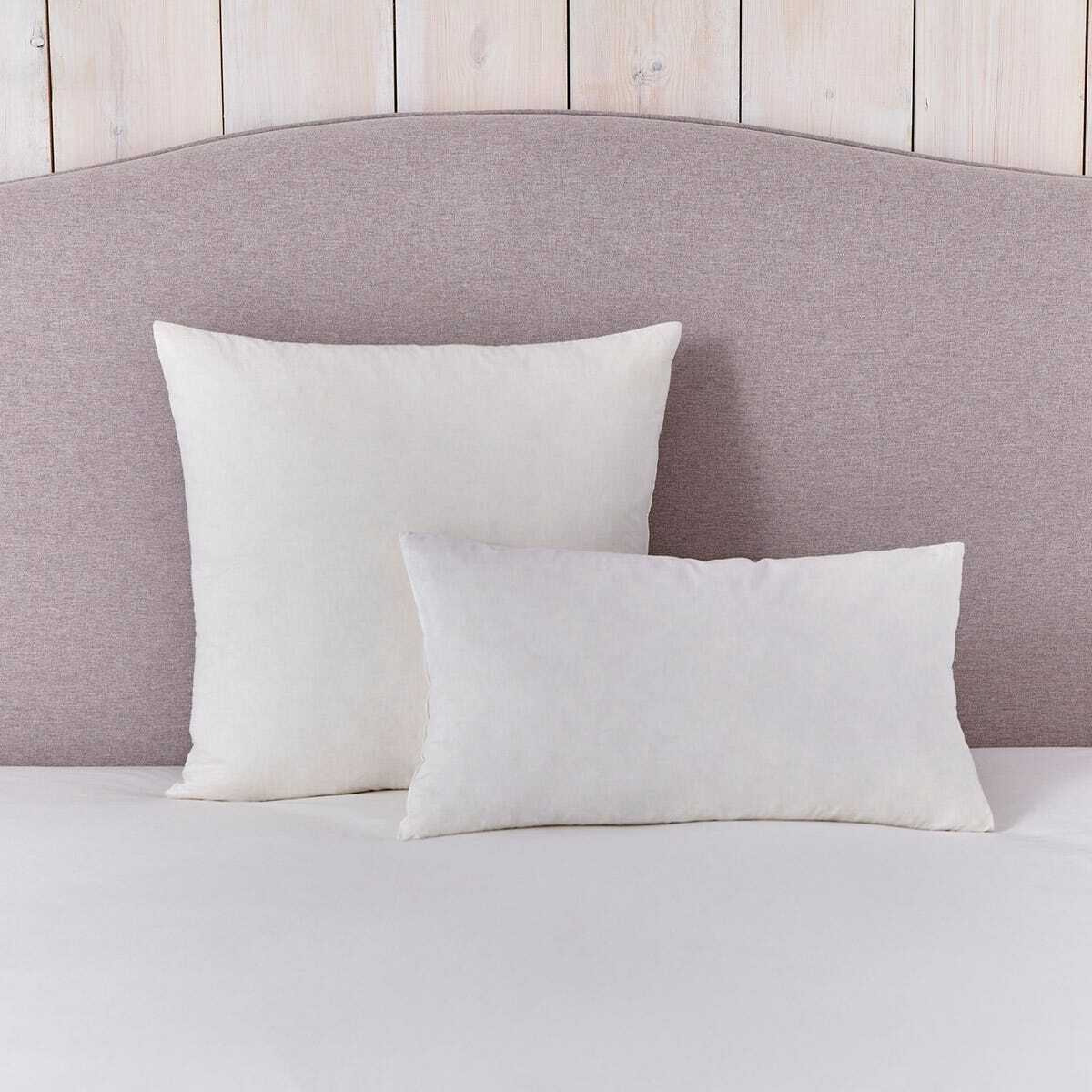 DUSK Luxury Duck Feather Cushion Pad 30cm x 50cm - 100% Cotton Percale ...