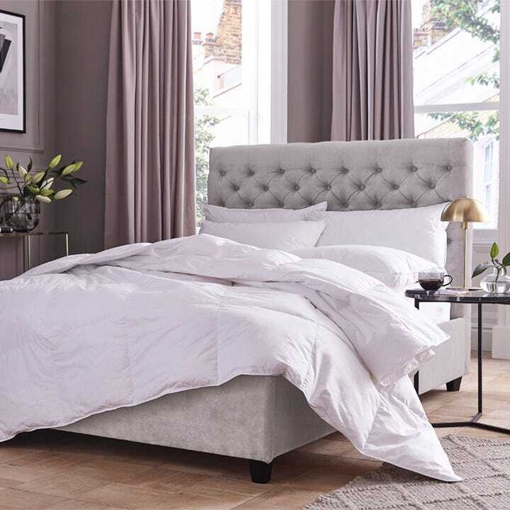 DUSK Duck Feather & Down 4.5 Tog Duvet - Single - - Summer Duvet by ...