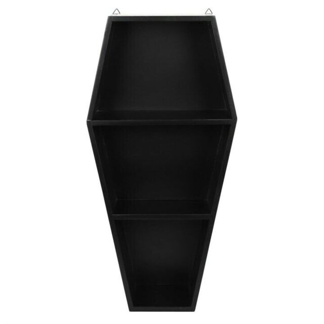 Goth Vampire Coffin Wall Standing Display Shelf Horror Perfume Spices ...