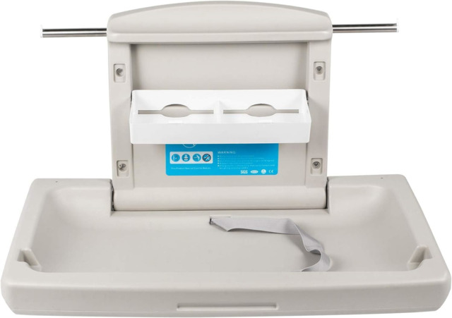 Vevor Horizontal Baby Changing Table Wall-mounted Baby Diaper Changing ...