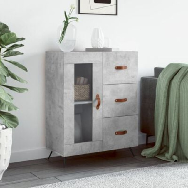 1 Door Sideboard Cabinet Home Storage Cupboard With 3 Drawers Unit by ...