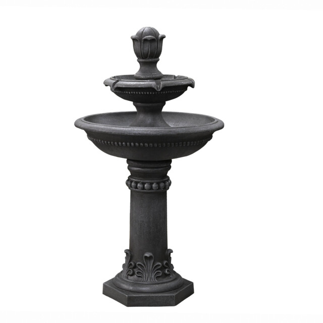 Serenity 2 Tier Water Fountain Self-contained Polyresin Water Feature ...