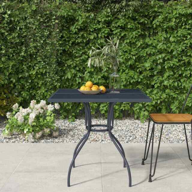 Garden Table Outdoor Table Dining Room Table Anthracite Steel Mesh by ...