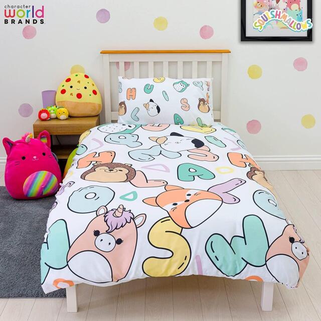 Squishmallows Single Duvet Cover Reversible Bedding Set by eBay ...