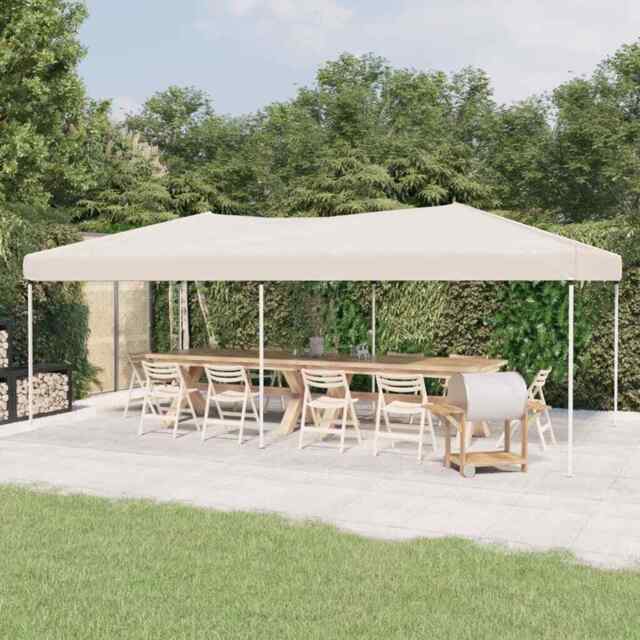 2.4x2.4m Outdoor Patio Gazebo Metal Garden Pavilion Canopy Tent Steel ...