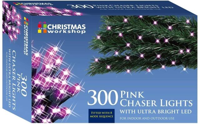 Christmas Lights 300 Pink Led Chaser Christmas Lights Wedding Lights by ...