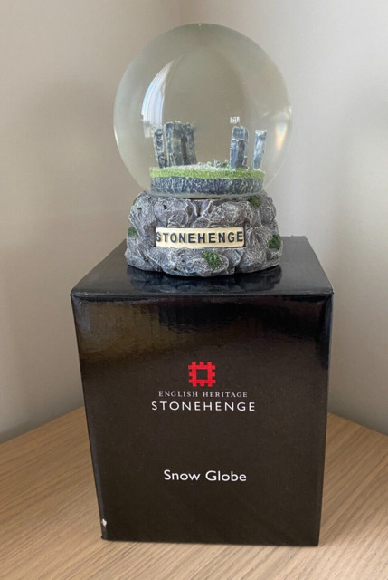English Heritage Stonehenge Snow Globe Dome Storm 13cm Large Boxed by ...