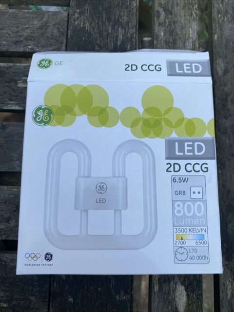 Ge Led 2d Lamp 6.5w 2 Pin Energy Saving Tube Lamp 2d Ccg by eBay ...