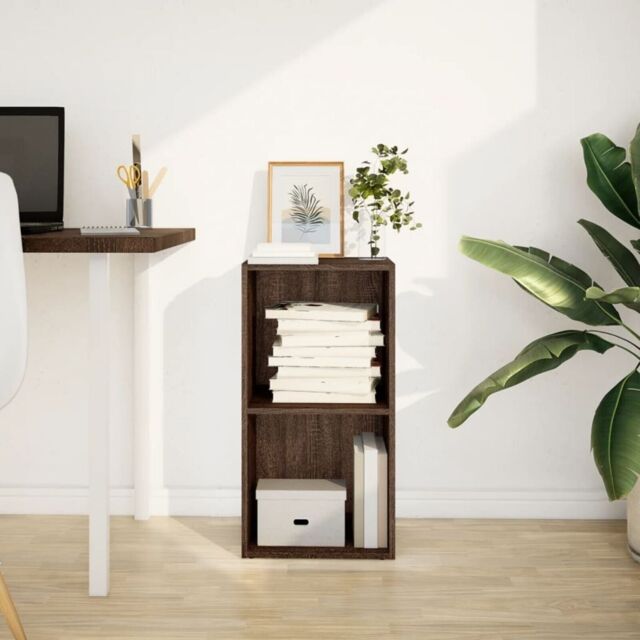 Book Cabinet Bookcase Book Rack Unit Organiser Shelf Engineered Wood by ...