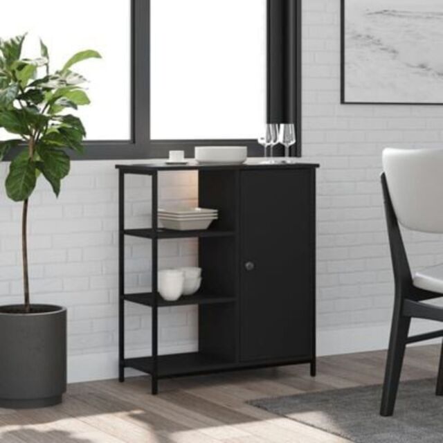 Sideboard Open Storage Shelf Side Cabinet Kitchen Cupboard Living Room ...