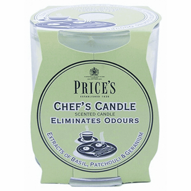 Price's Chef's Candle In Glass Jar - Eliminates Cooking Kitchen Odour ...