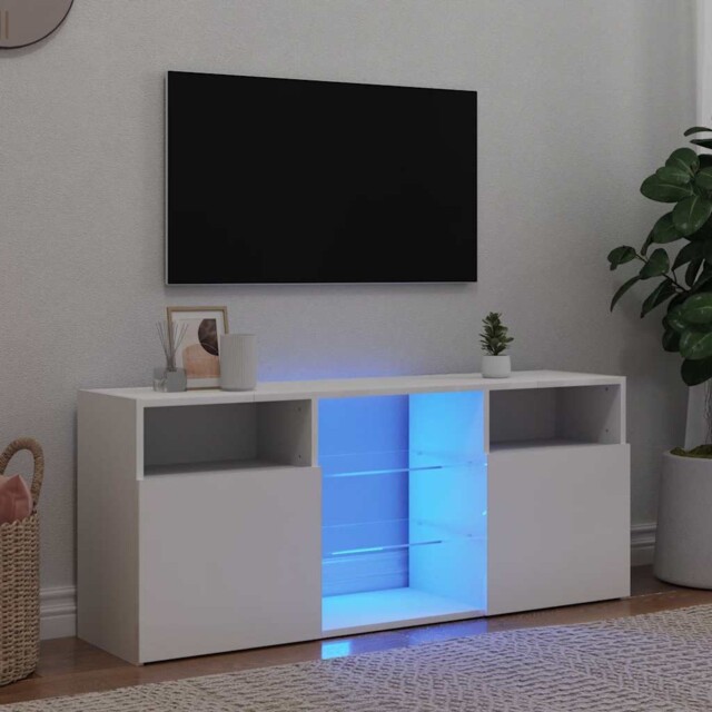 Tv Cabinet With Led Lights Tv Stand Tv Unit Hall Entertainment Cenrtre ...