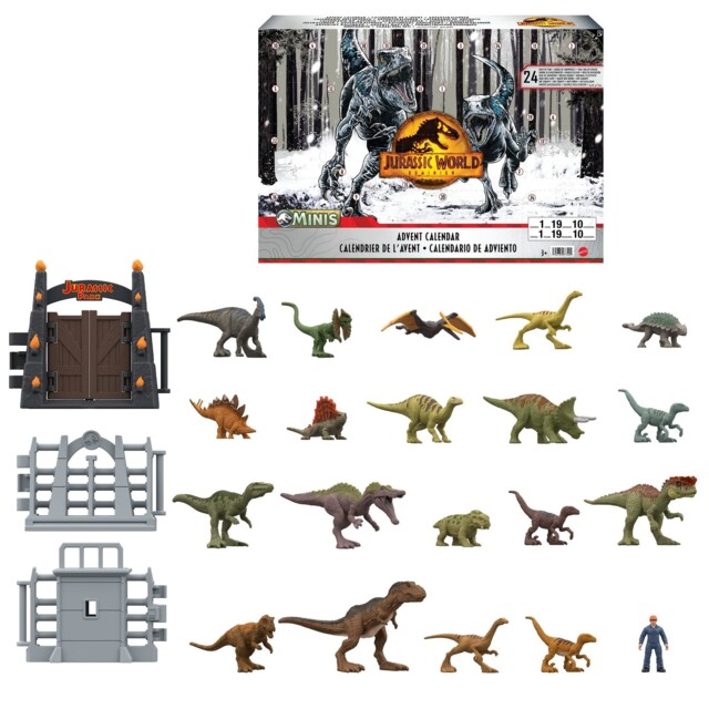 Mattel Jurassic World Ruler [online Exclusive] Advent Calendar 2022 by ...