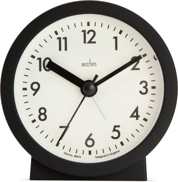 Acctim - Gaby Alarm Clock, Analogue, Backlight & Quartz, Modern, by ...