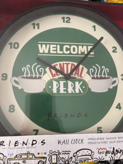 Friends Central Perk 25cm Plastic Wall Clock Official Merchandise Uk by ...