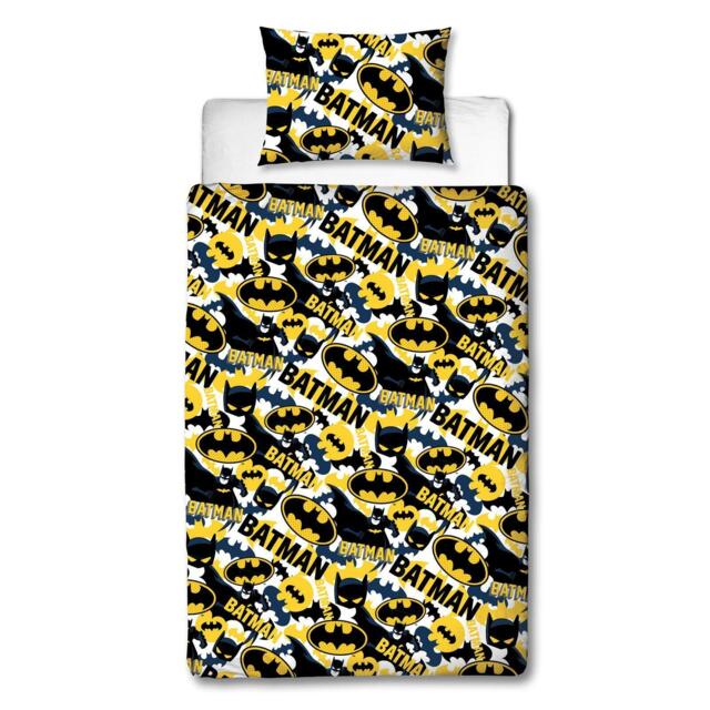 Batman Single Duvet Cover Set Logo Camouflage 2-in-1 Designs Bedding by ...
